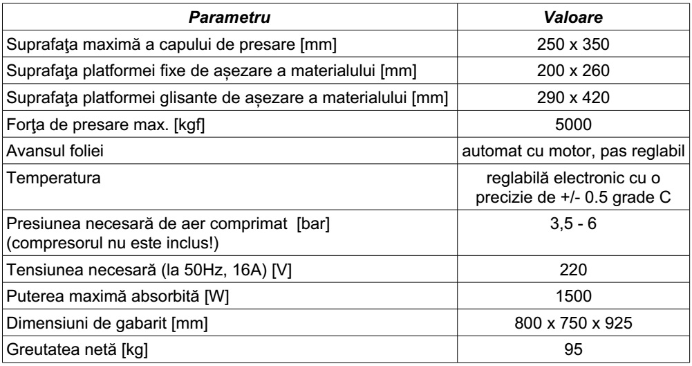 MAȘINI PNEUMATICE DE IMPRIMAT LA CALD CU FOLIO TIP UM75.6 - MAȘINI DE ...